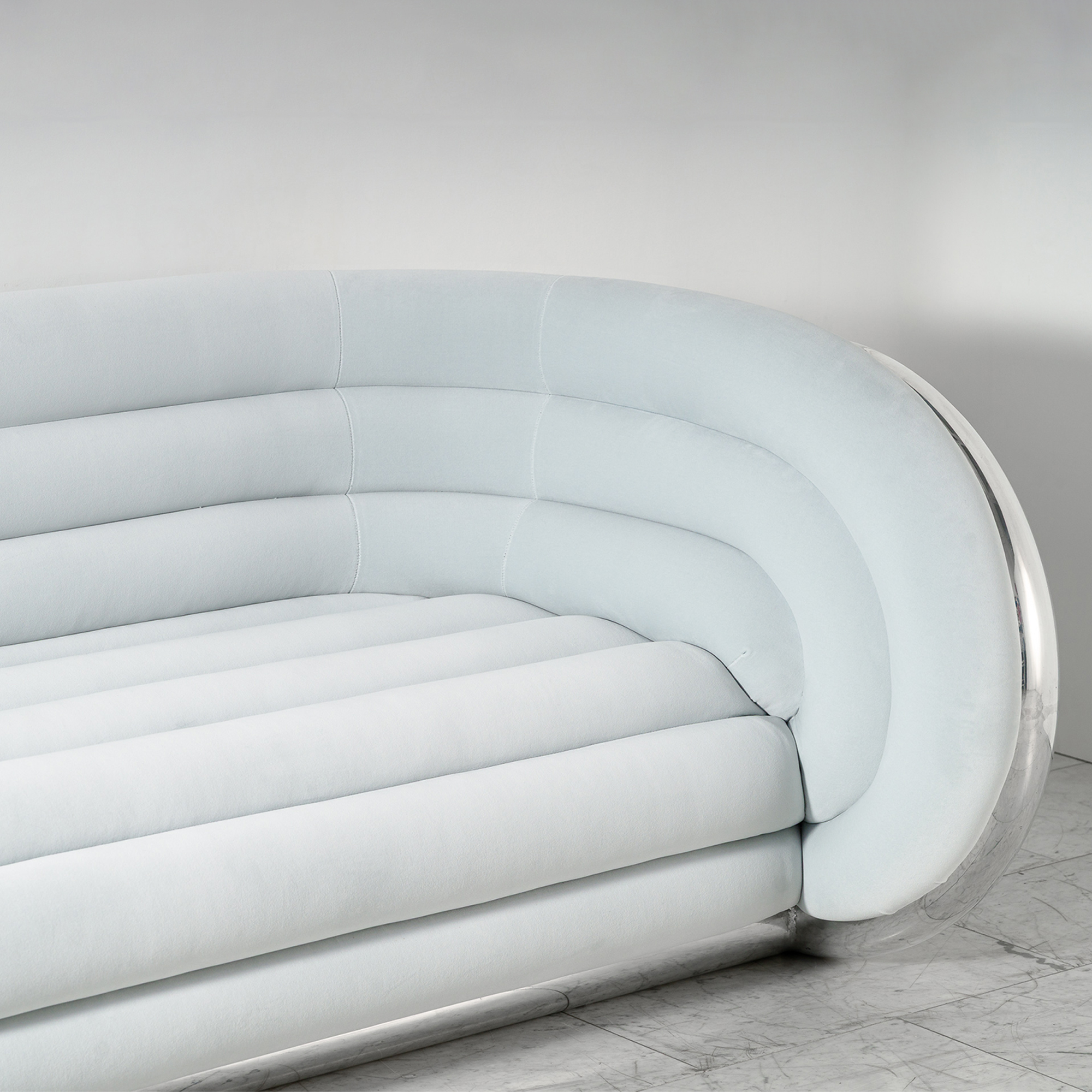 Todd Merrill Custom Originals, The Aluminum Tube Sofa - Todd Merrill Studio