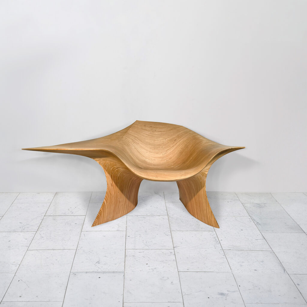 Jack Rogers Hopkins, Custom Lounge Chair and Ottoman, USA, 1972