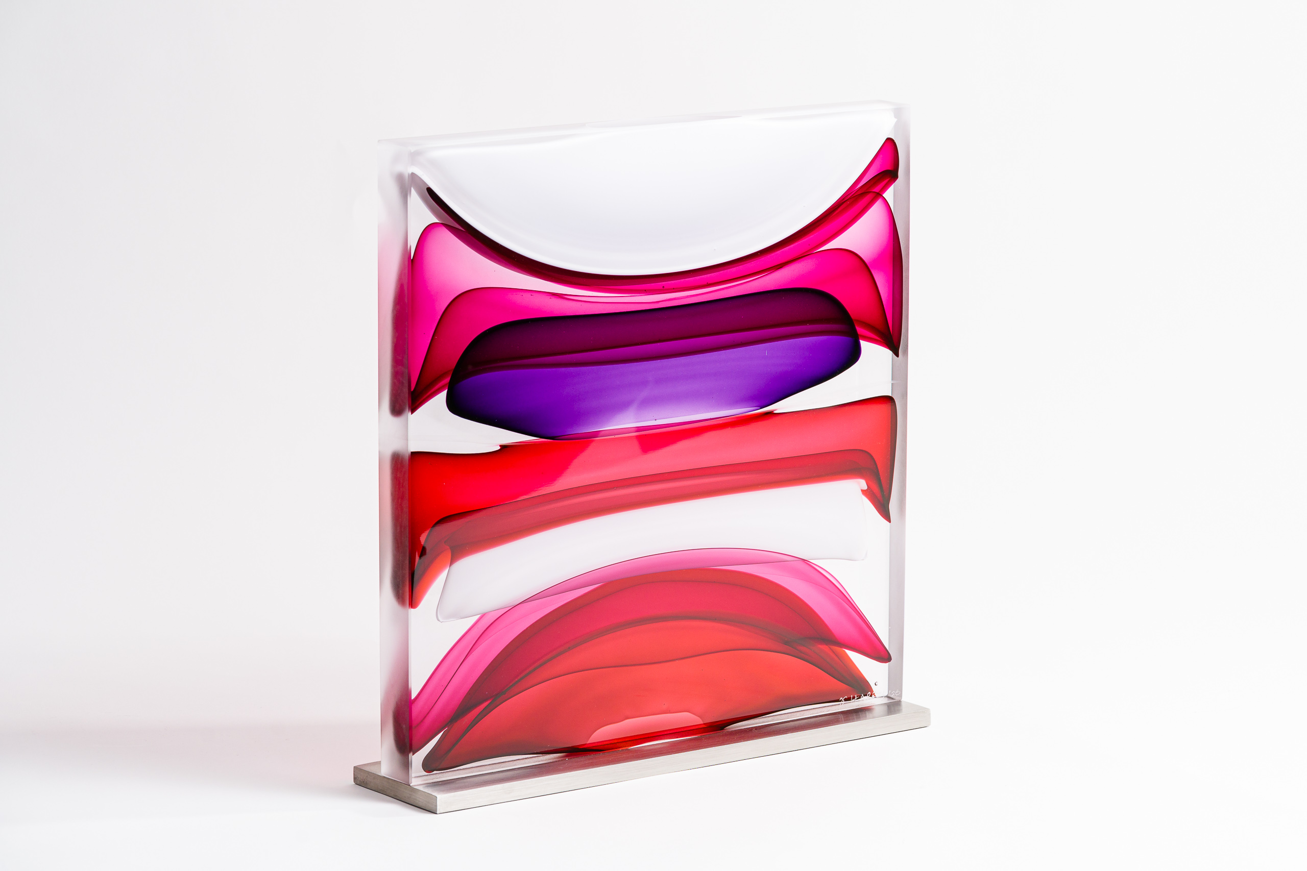 Jamie Harris, Infusion Block in Whites, Ruby and Amethyst, USA, 2020 ...