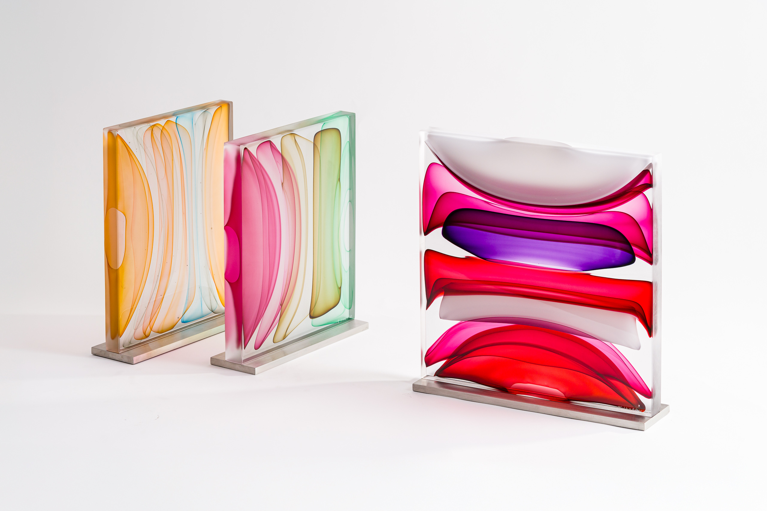 Jamie Harris, Infusion Block in Whites, Ruby and Amethyst, USA, 2020 ...