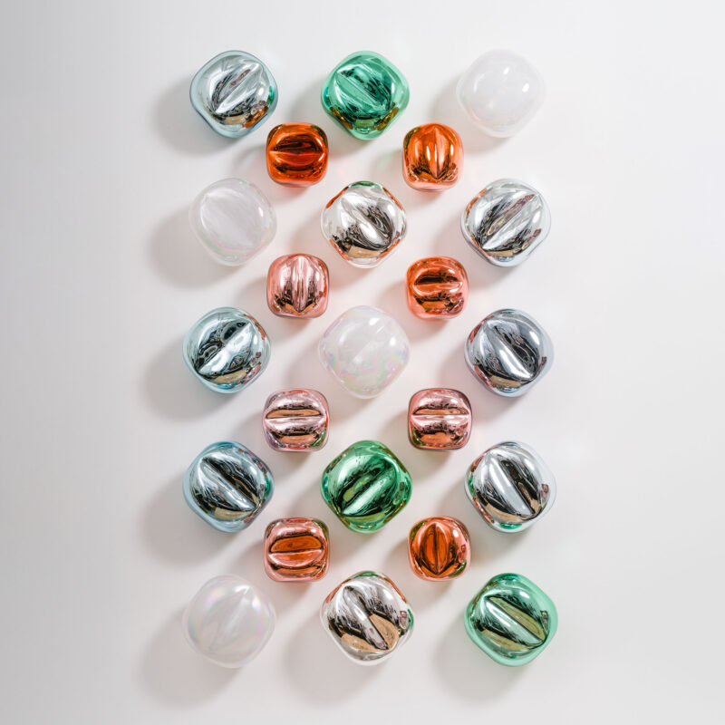 Jamie Harris, Dimpled Color Stack Wall Installation II, USA, 2024 ...