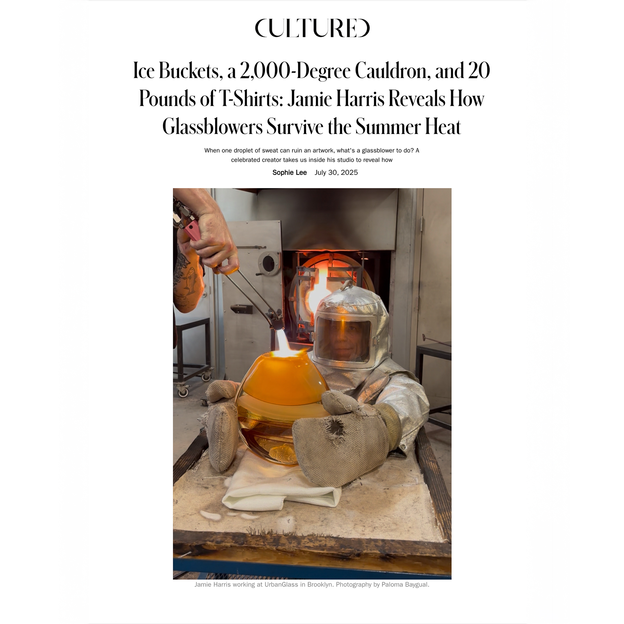 Cultured Magazine features Jamie Harris - Todd Merrill Studio